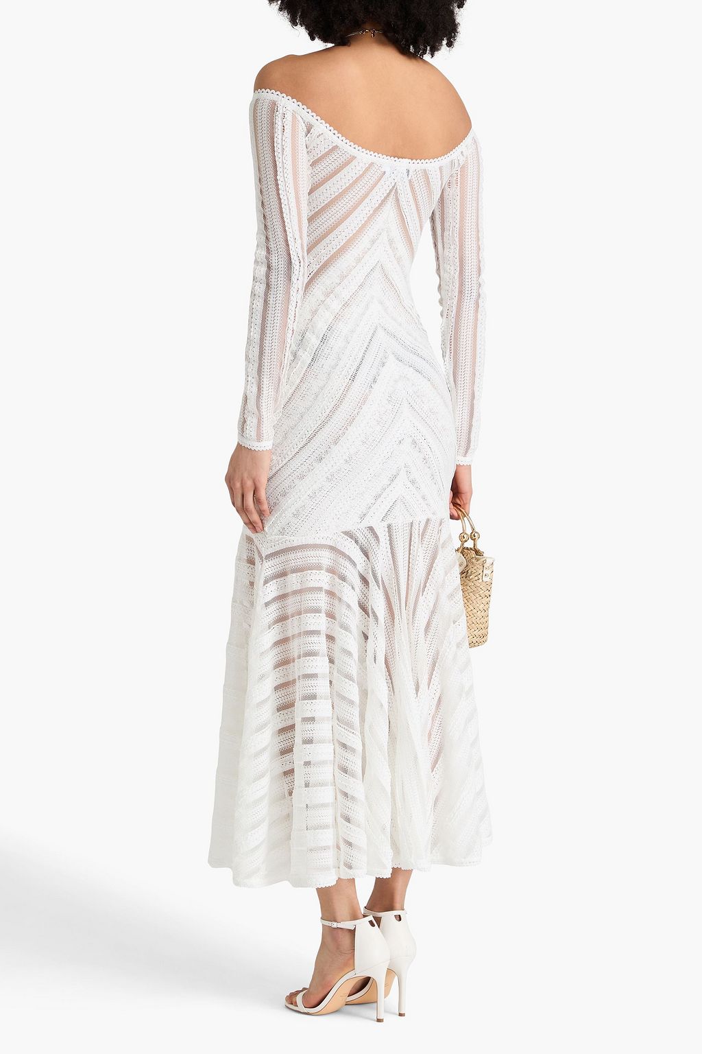 CHARO RUIZ IBIZA Souley off-the-shoulder lace maxi dress – elegant ...